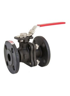 AMS Valves Classic Ball Valve With Flanged End Black/Red 1inch | Best ...