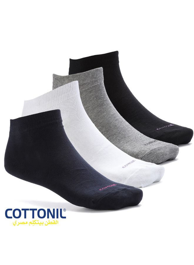 COTTONIL 4 Pair Of Ankle Socks Multicolour | Best Price Egypt | Cairo, Giza