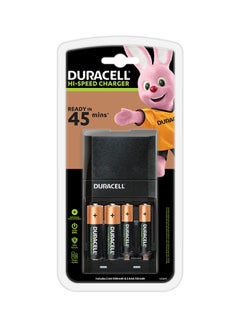 Duracell 1-Piece 45 minutes Duralock technology And Power Check Black ...