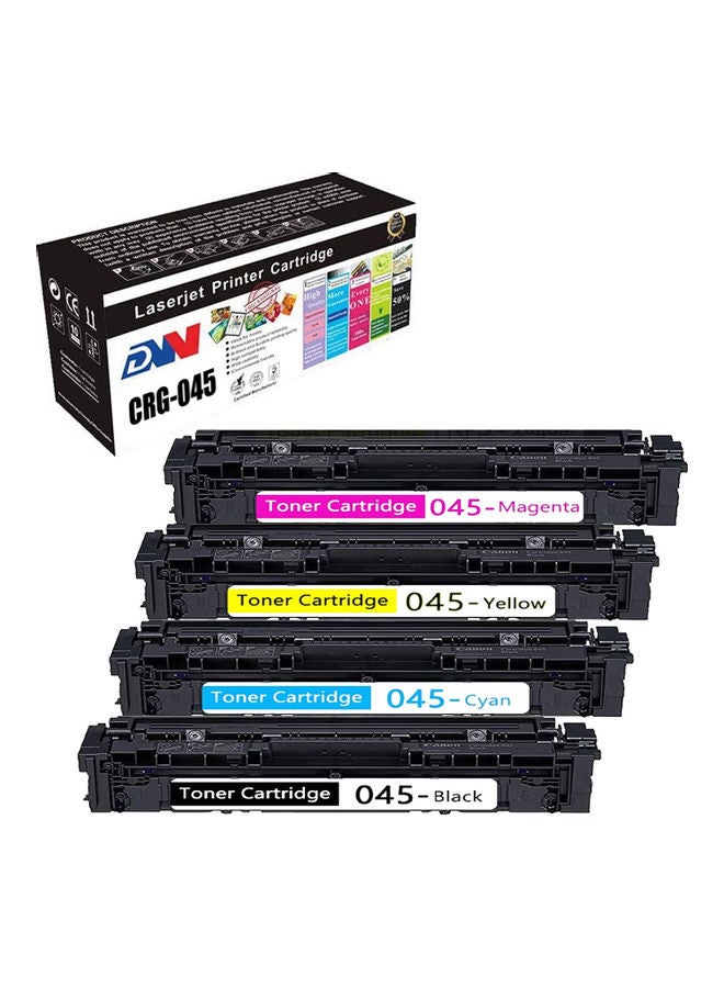 DW Pack Of 4 Toner Cartridges For Canon 045 CRG-045 Multicolour | Best ...