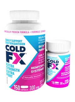 Generic COLD-FX Extra Strength 300 mg, 150 + 18 capsules UAE | Dubai ...
