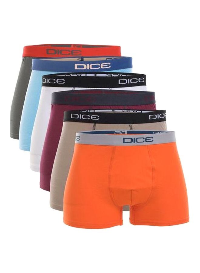 DICE 6-Piece Slim Fit Boxer Set Multicolor | Best Price Egypt | Cairo, Giza