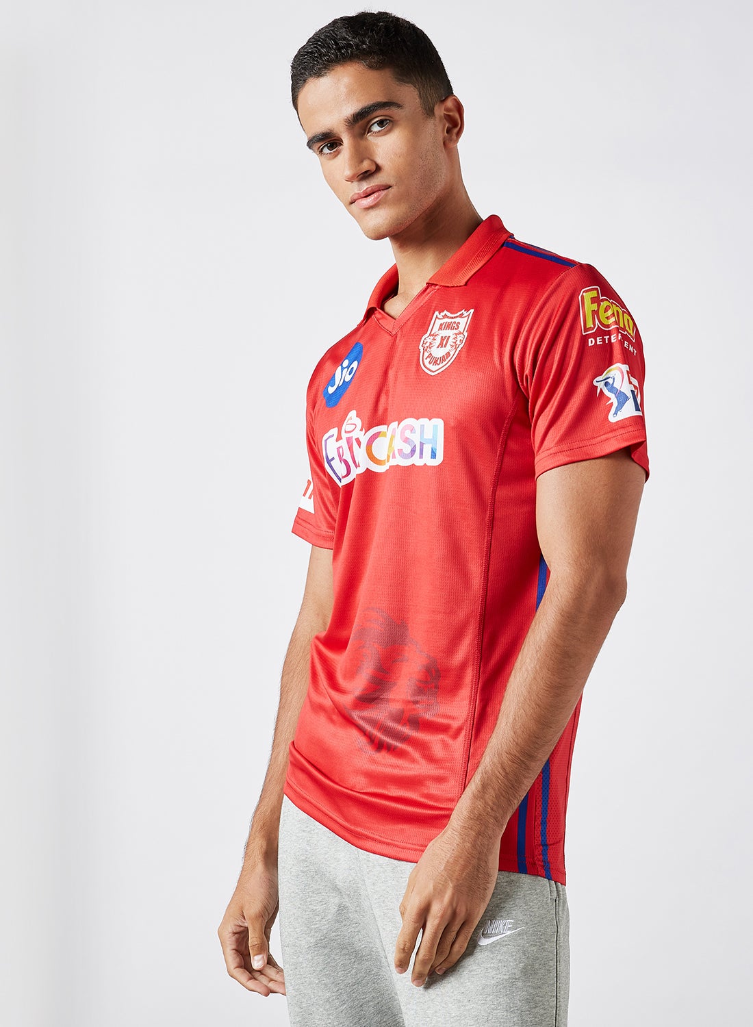 Fandom Kings XI Punjab Jersey Red | Best Price UAE | Dubai, Abu Dhabi