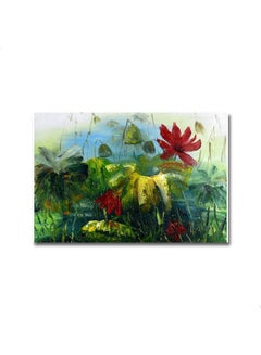 Fast Print Floral & Botanical Design Framed Vinyl Tableau Multicolor ...