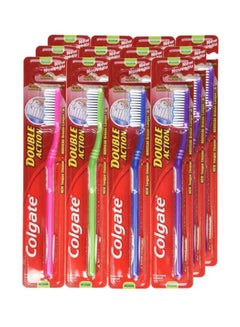 Colgate Pack Of 12 Double Action Toothbrush Multicolour | Best Price ...