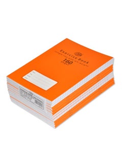 FIS 12-Piece Single Line With Left Margin Exercise Book Set Orange ...