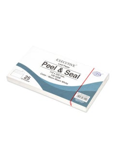 FIS 25-Piece Peel And Seal Executive Envelopes Moon Beam White UAE ...