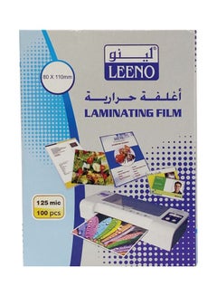 LEENO 100-Piece Laminating Film Clear KSA | Riyadh, Jeddah