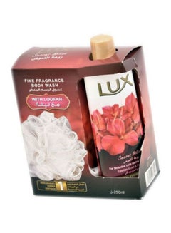 Lux Fine Fragrance Body Wash With Loofah 250ml KSA | Riyadh, Jeddah