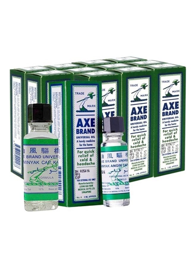 Axe 12 Pieces 3ML Universal Oil Plus 1 Free 5ml | Best Price UAE ...