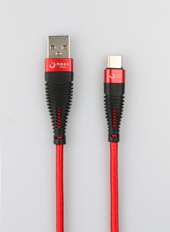 Noon East USB To Type-C Data Sync And Charging Cable 3.0meter Red/Black ...