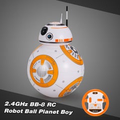 Generic BB-8 2.4GHz RC Robot Ball Remote Control Planet Boy 27 x 16 x ...
