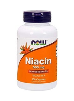 Now Foods Niacin 500 Mg Vitamin B3 Capsules - 100 Capsule UAE | Dubai ...