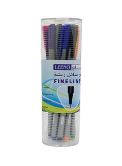 LEENO 12-Piece Fineliner Pen Set Multicolour KSA | Riyadh, Jeddah