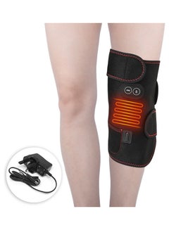 Generic Portable Massaging Heated Knee Wrap Brace Heating Infrared Pad ...