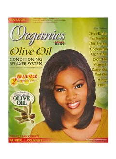 Africa's BEST Pack Of 2 Organics Olive Oil Conditioning Relaxer System ...