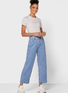 Ginger Wide Leg Jeans Light blue UAE | Dubai, Abu Dhabi
