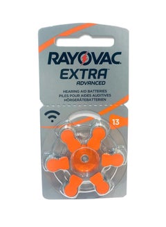 Rayovac 1.45V Hearing Aid Batteries - Pack Of 6 Pieces KSA | Riyadh, Jeddah