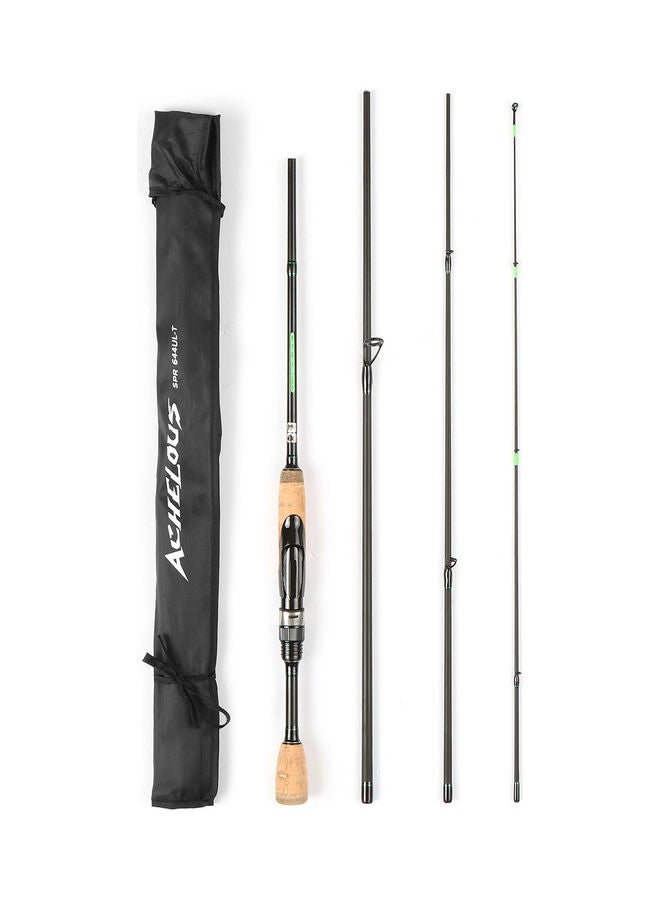 Generic Portable Travel Spinning Fishing Rod Lightweight Carbon Fiber 4 ...