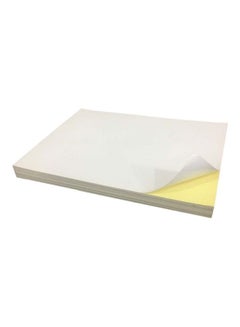 Generic 100-Sheets Sticker Paper A4 Label White KSA | Riyadh, Jeddah