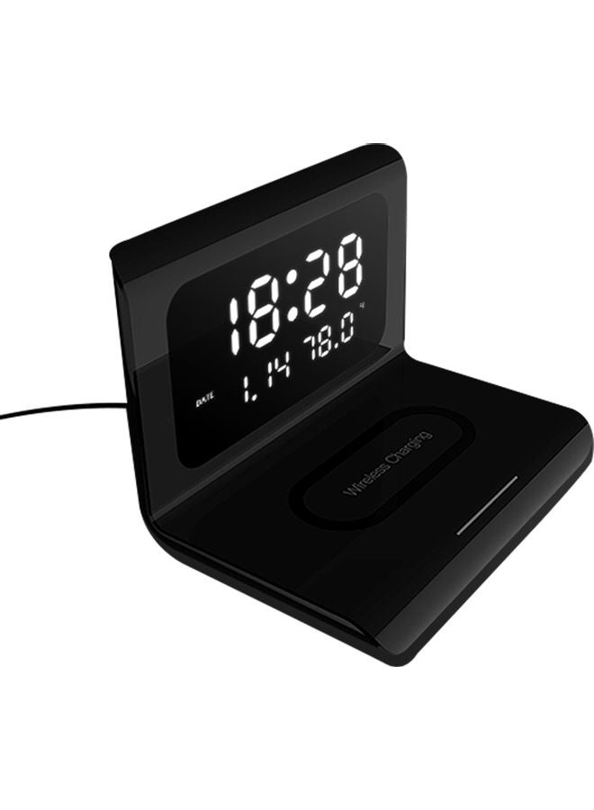 Generic Digital Alarm Clock With Wireless Chargings Led Time ...