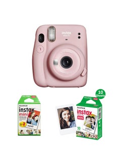 FUJIFILM Instax Mini 11 Instant Film Camera With Pack Of 10 Instax 7s Mini And 20-Piece Instax ...
