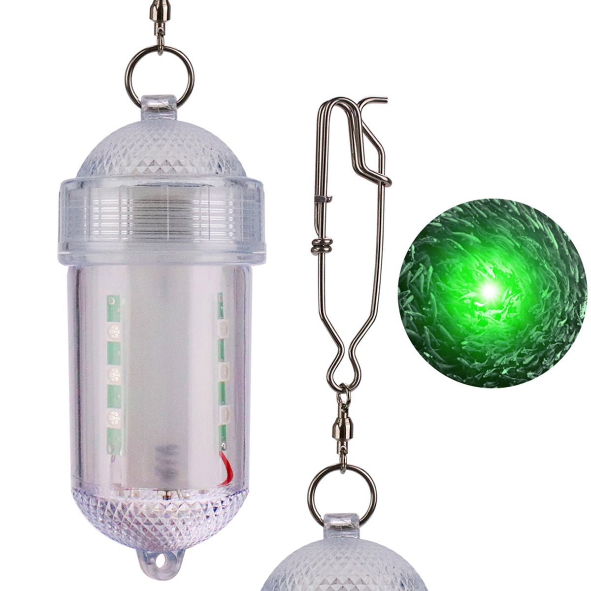 EHOME Waterproof Underwater Fishing Night Fish Attracting LED Lure ...