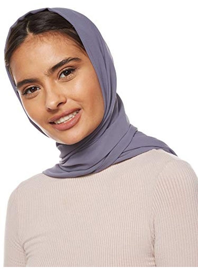 Shadow Solid Chiffon Hijab Shailah Light Slate Grey | Best Price UAE ...