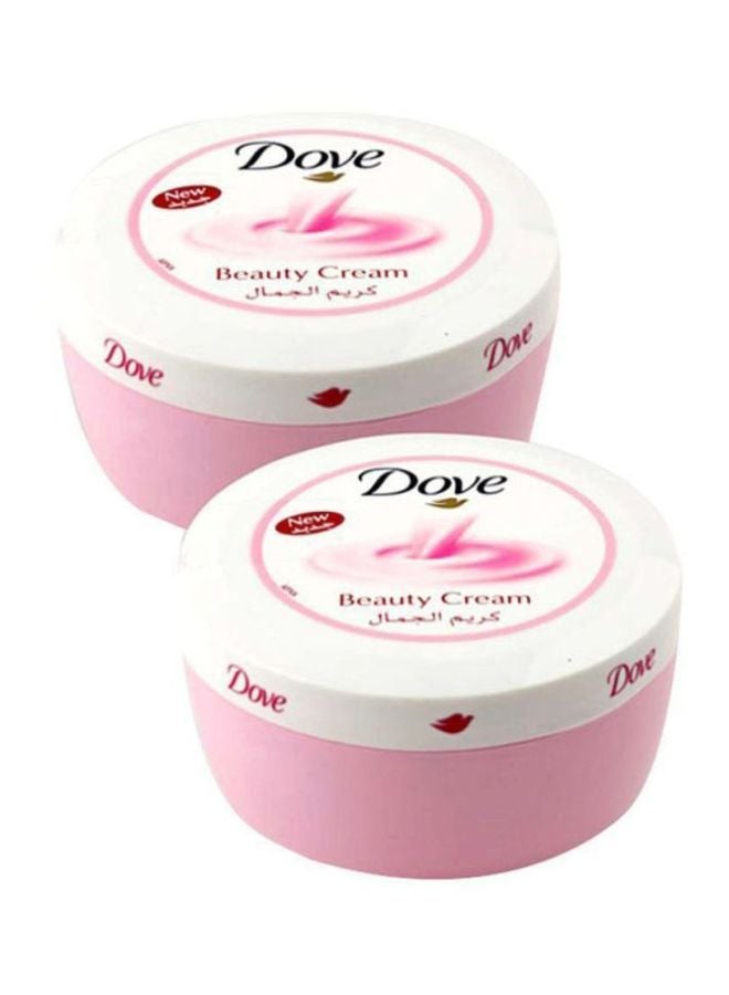 Dove Pack Of 2 Moisturizing Beauty Cream White 500ml | Best Price UAE ...