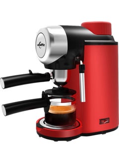 edoolffe Espresso Coffee Maker With Built-In Milk Frother 240 ml 800 W ...