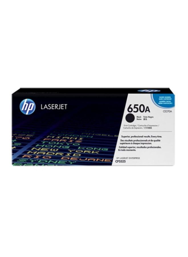 HP 650A LaserJet Ink Toner Cartridge Black | Best Price KSA | Riyadh ...