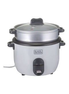 BLACK+DECKER Electric Rice Cooker 1.8L 1.8 L 700 W RC1860-B5 Silver KSA ...