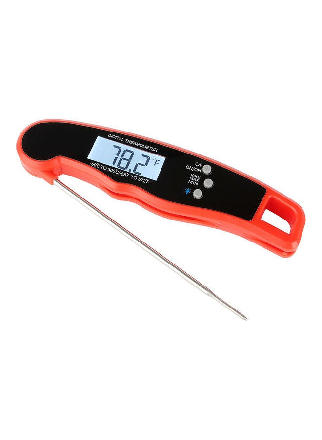 Generic Foldable Digital Waterproof Thermometer Orange/Black 18.50 x 2. ...