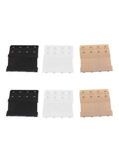 Generic 6 Pieces Women 2 Rows 4 Hooks Flexible Bra Back Strap Extender ...