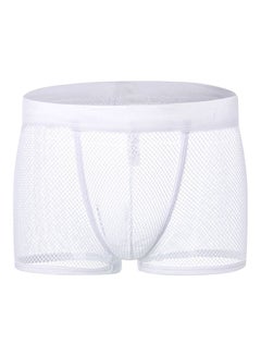 Generic Solid Mesh Boxers White | Best Price KSA | Riyadh, Jeddah
