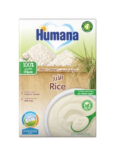 Humana Organic Rice Infant Cereal, After 4 Months Milk-Free 200grams ...