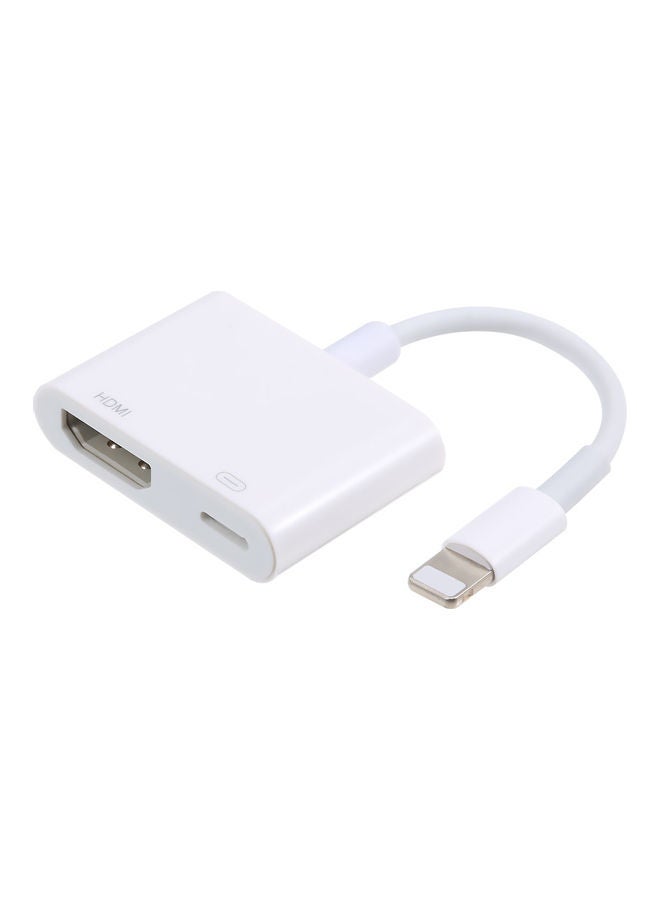 Generic Lightning To Digital AV HDMI Adapter White | Best Price UAE | Dubai, Abu Dhabi