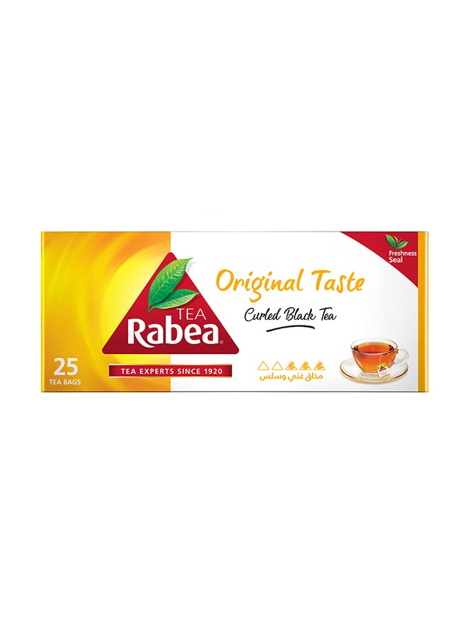 Rabea tea Original Taste Curled Black Tea 25 Teabags 2grams | Best ...