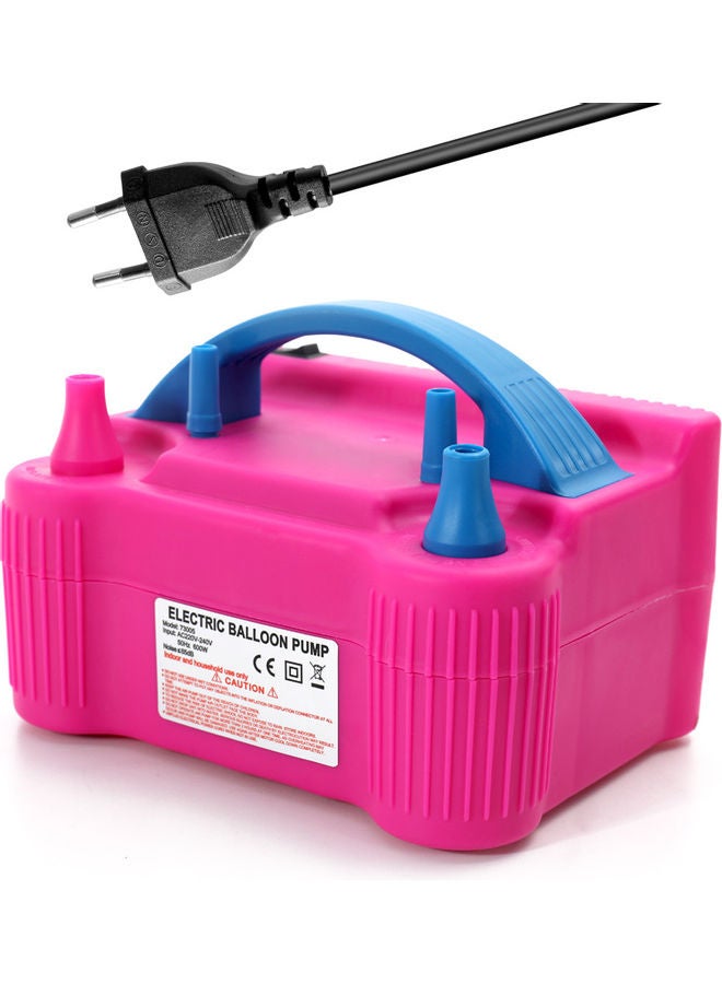 Generic High Power Two Nozzle Air Balloon Inflator Pink/Blue 20.5x13 ...