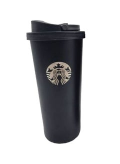 Generic Starbucks Printed Stainless Steel Portable Thermal Flask Black ...