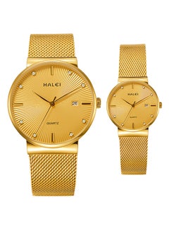 HALEI Couple Quartz Watch 8024ML-GD KSA | Riyadh, Jeddah