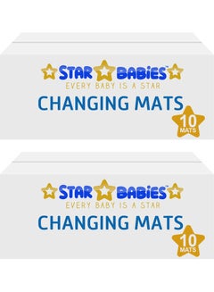STAR BABiES Star Babies Pack Of 10 Disposable Changing Mat Buy 1 Get 1 ...