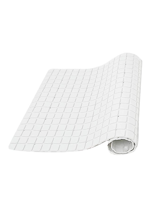 Bathlux Non-Slip Bath Mat White 35 x 78cm | Best Price KSA | Riyadh, Jeddah