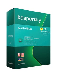 Kaspersky Antivirus Essential Protection 4 Devices 1 Year Multicolour ...