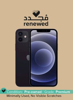 Apple Renewed - iPhone 12 With Facetime 128GB Black 5G - International ...
