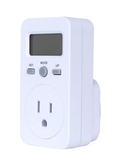 Generic Digital Power Meter Plug-in Socket White KSA | Riyadh, Jeddah