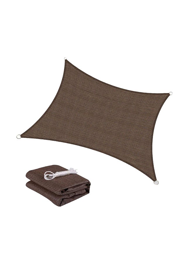 Generic Umbrella Rectangular Shaped Shade Sail Brown 3x5meter | Best ...