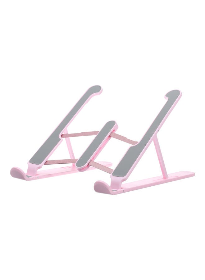 Generic 6-Levels Foldable Laptop Stand Pink | Best Price UAE | Dubai ...