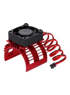 Generic Aluminum Alloy Motor Heatsink Cover with Cooling Fan 10x4x8cm ...