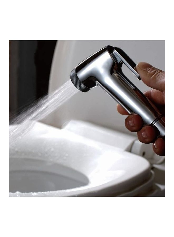 Generic Shower Head Douche Toilet Bidet Spray Wash Jet Silver 14.1 x 7. ...